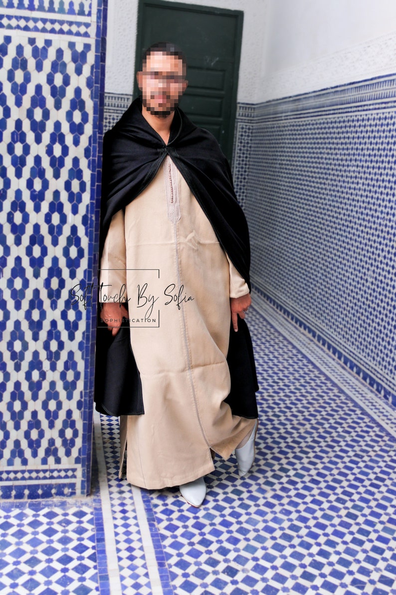 Hooded Winter Cloak , Selham, Cloak With Hood ,moroccan Burnous - Etsy