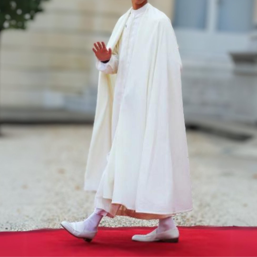 White Linen Hooded Cloak , Pure Linen Cape ,moroccan Burnous - Etsy