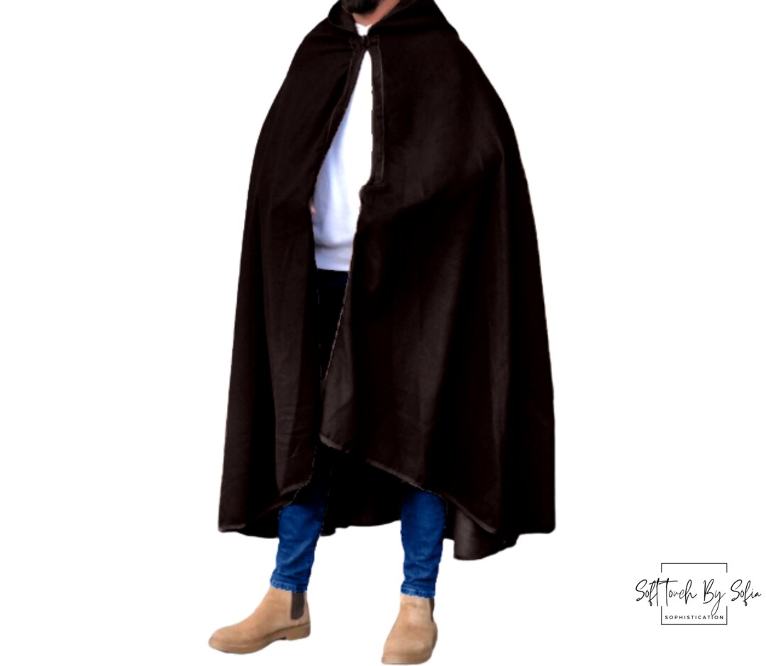 Hooded Winter Cloak , Selham, Black Cloak With Hood , Burnous - Etsy