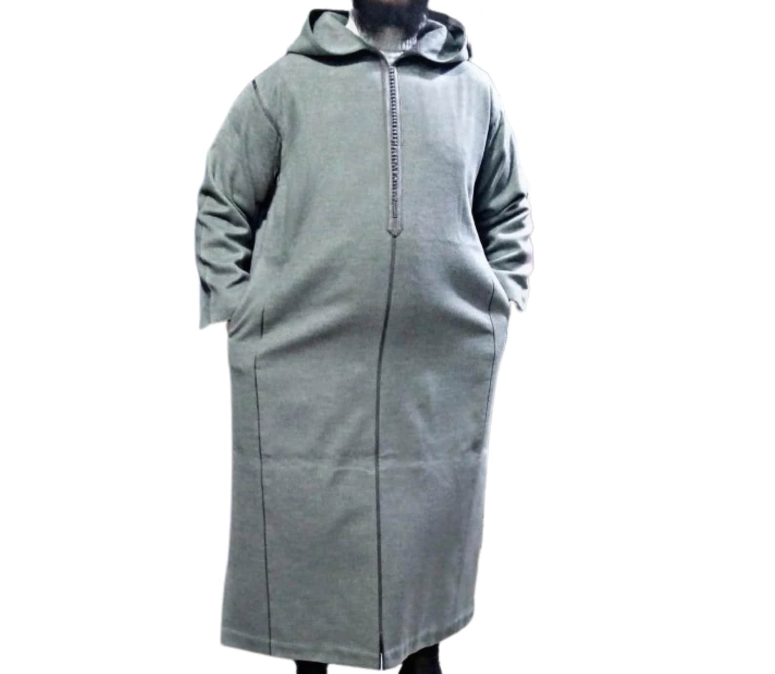 Set of Winter Thobe and Hooded Cloak moroccan Thobe Burnous - Etsy