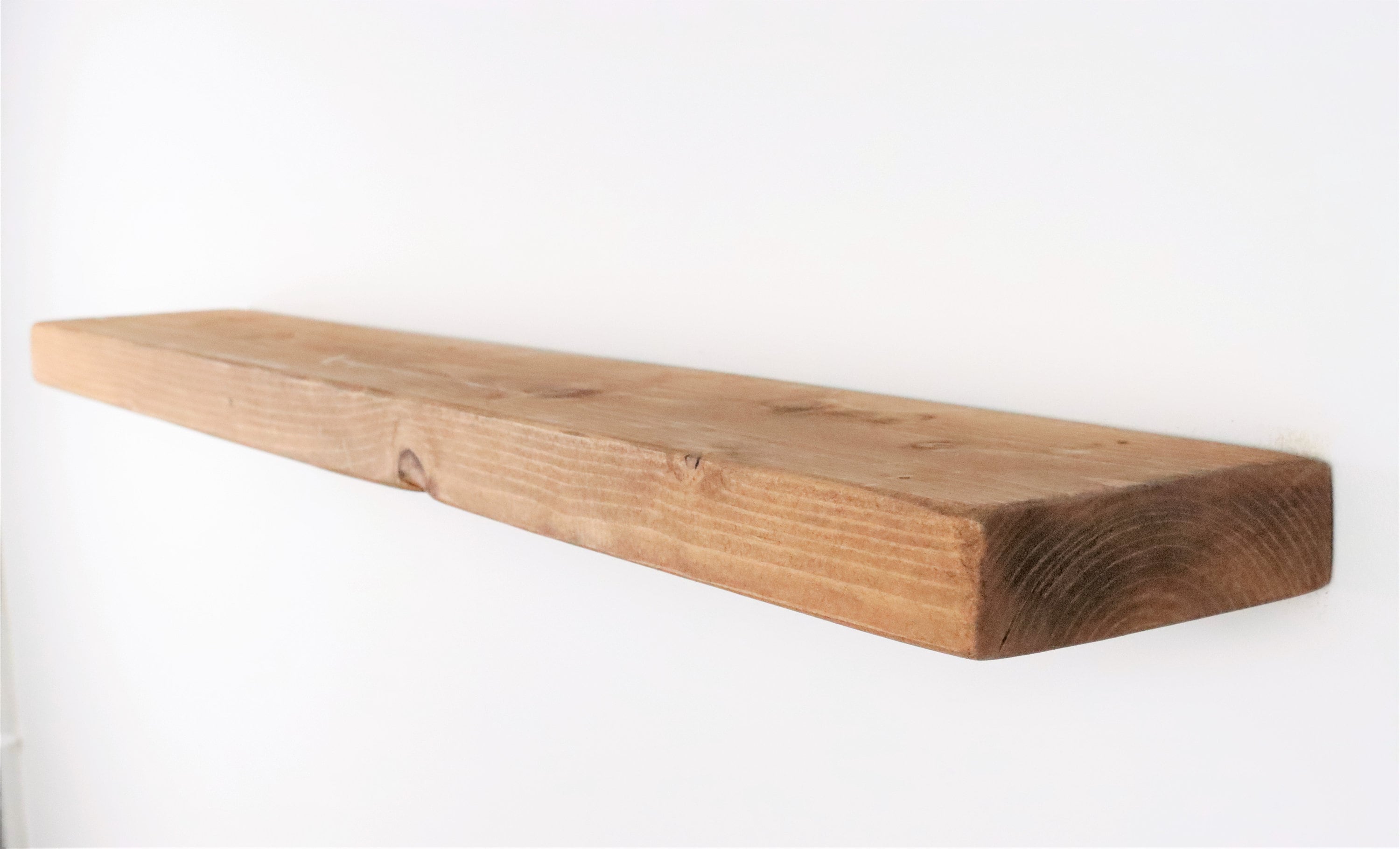 Rustic Chunky Floating Shelf Handmade From Solid Wood 6x2 - Etsy