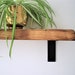 Live Edge Rustic Floating Shelf Made From Solid Wood, Chunky Old Slab ...