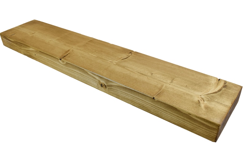 Thick Rustic Floating Shelf Made From Solid Wood Scaffold - Etsy UK
