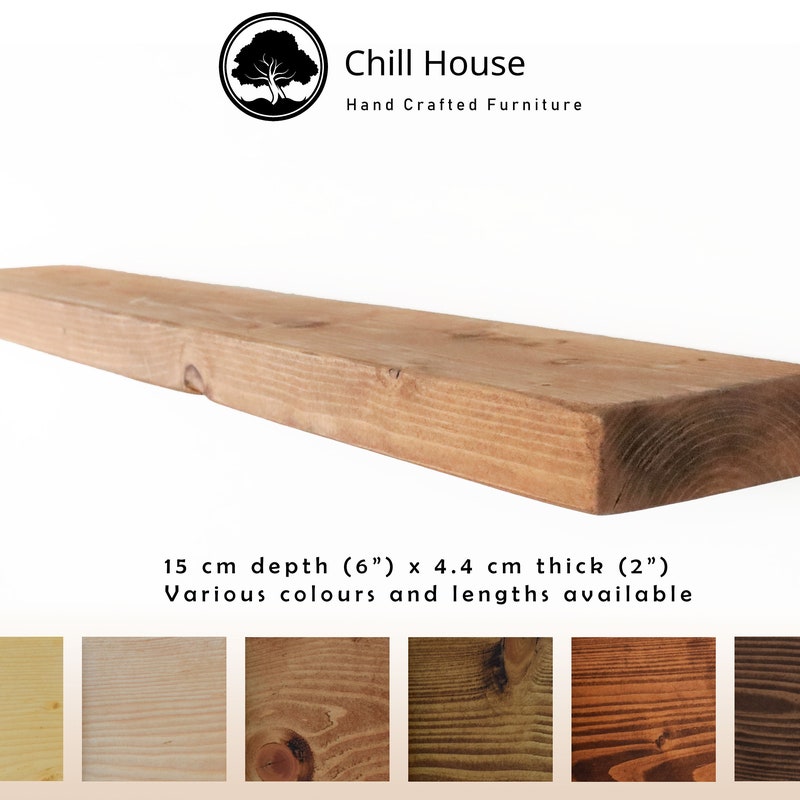 Rustic Wood Shelf Mantle - Etsy UK