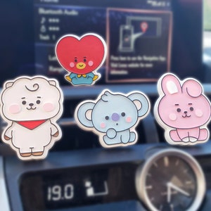 Baby BTS / BT21 Car Air Freshener Vent Clips / Kpop BTS Goods / Car ...