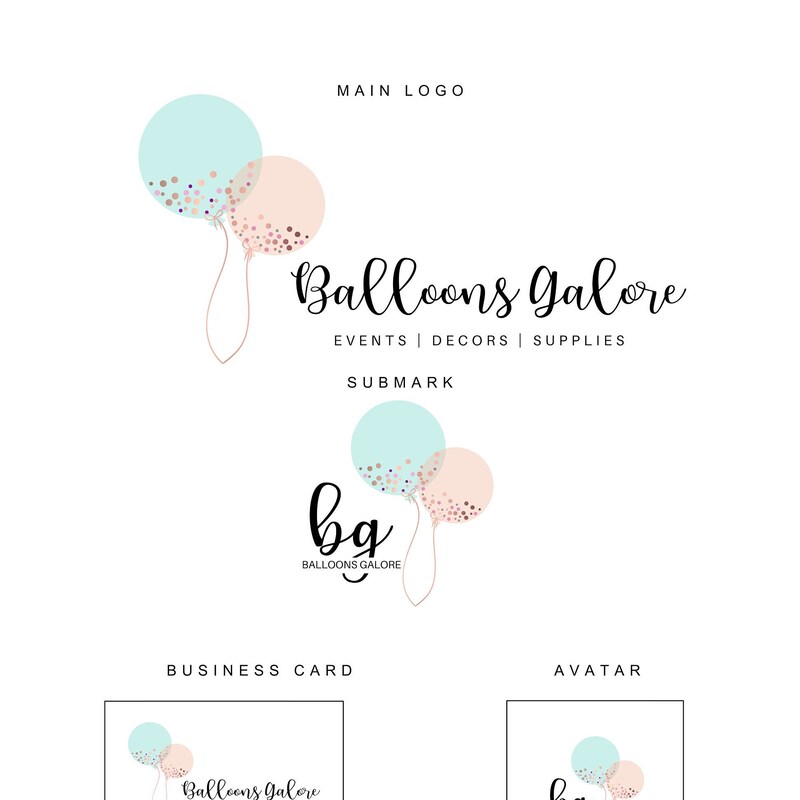 Balloons Logo - Etsy