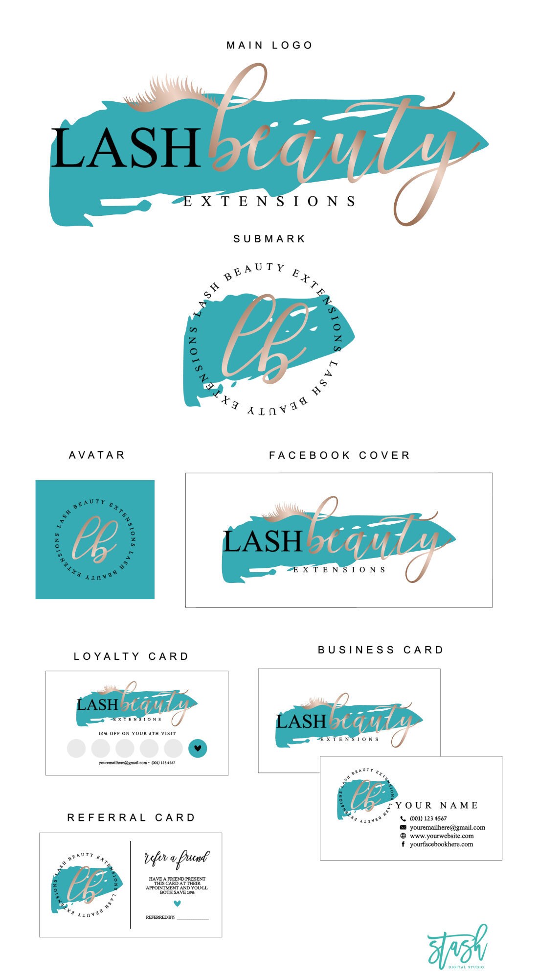 Lash Logo Design Eyelash Logo Makeup Artist Logo Lash | Etsy