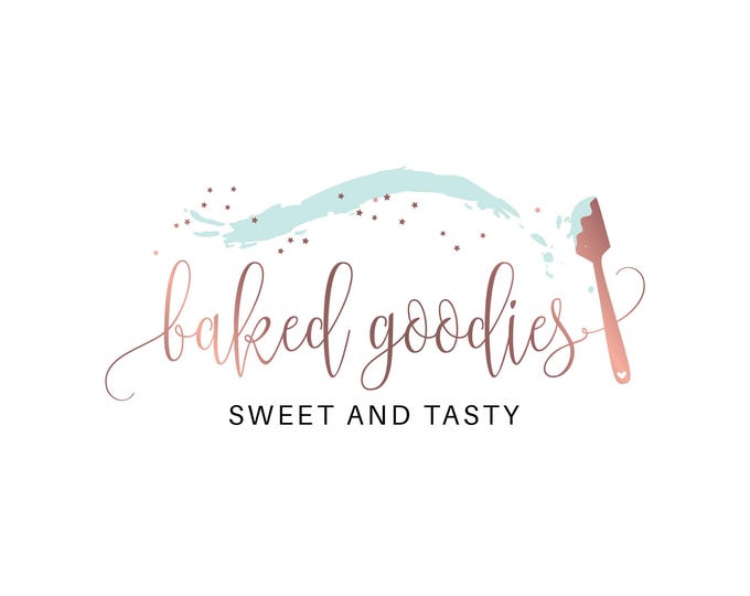 Bakery Logo With Spatula | Bakery Branding Design | Pastry Chef Logo ...