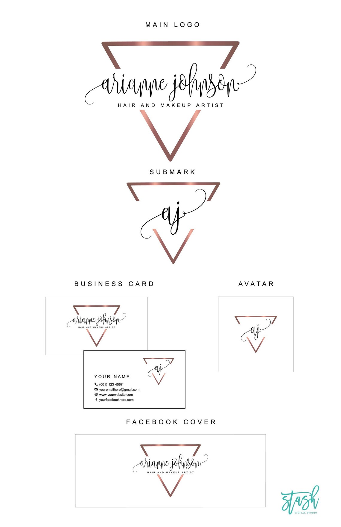 Triangle Logo Logotipo de triángulo invertido Logotipo del triángulo al ...