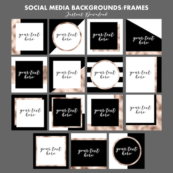 Social Media Background Templates