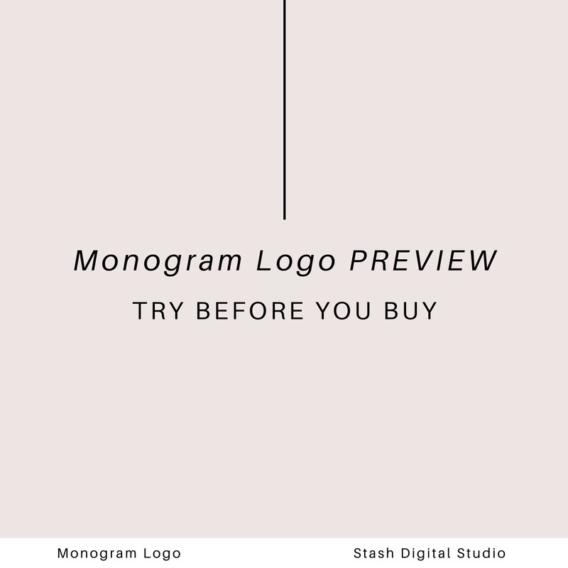 Monogram Logo - Etsy