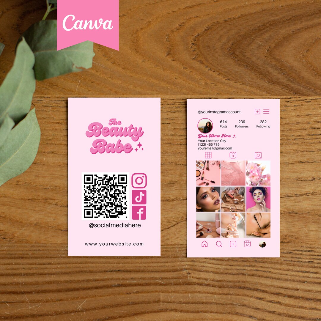 Instagram Business Card - IG Business Card With QR Code - Instagram ...
