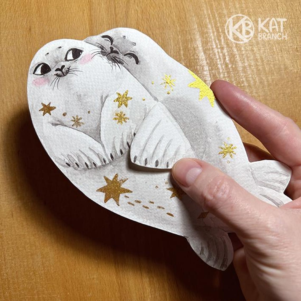 Valentine's Card With Seals. Postcard DIY Printable Card (PDF) - Etsy