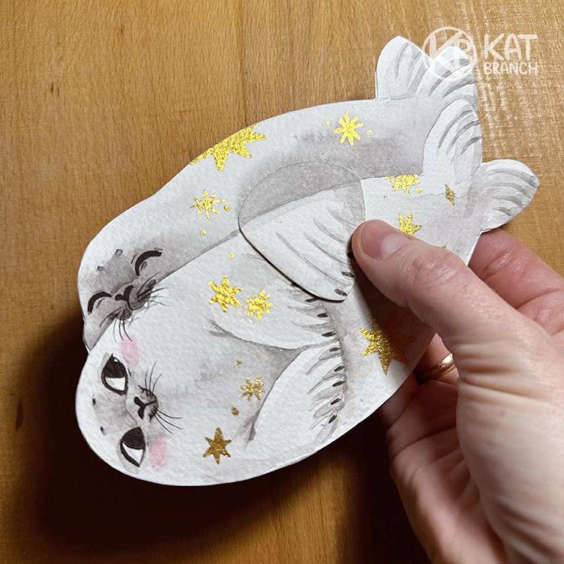 Valentine's Card With Seals. Postcard DIY Printable Card (PDF) - Etsy