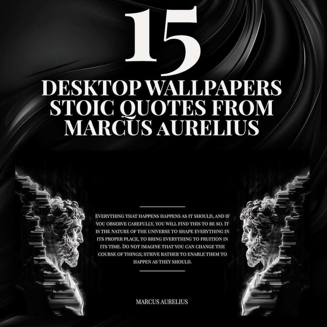 Stoic Wisdom Wallpapers: Marcus Aurelius Quotes for Desktop, Widescreen ...