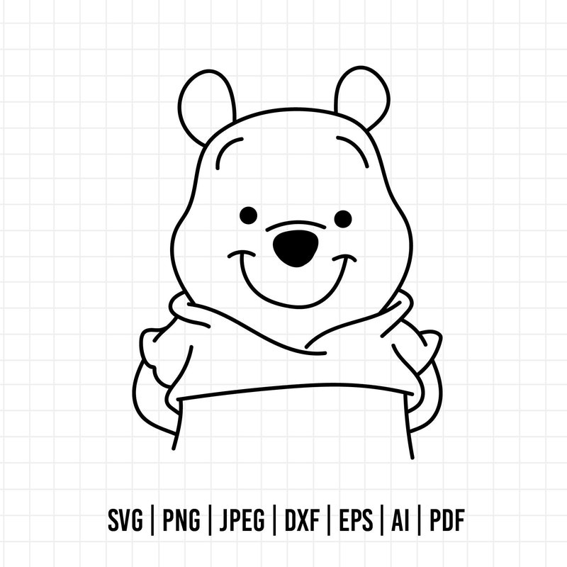 Winnie the Pooh Svg - Etsy