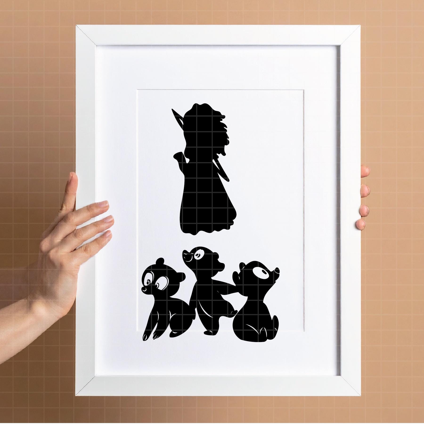 1210 - Brave, Merida Pack Bundle Dtf Line Art Svg, Eps, Jpeg, Dxf, Png ...