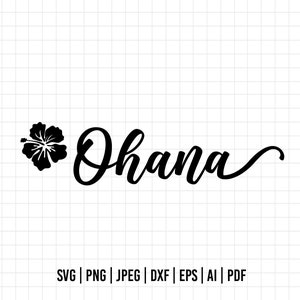 80 Ohana SVG, EPS, PNG Ohana Clipart Vector. - Etsy