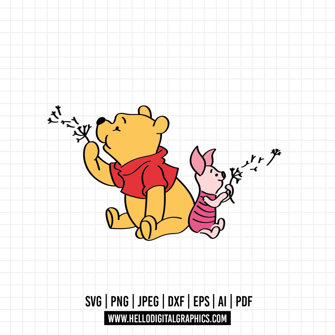 1117 - Winnie the Pooh SVG, Pooh Svg, Winnie the Pooh Vector, Winnie ...