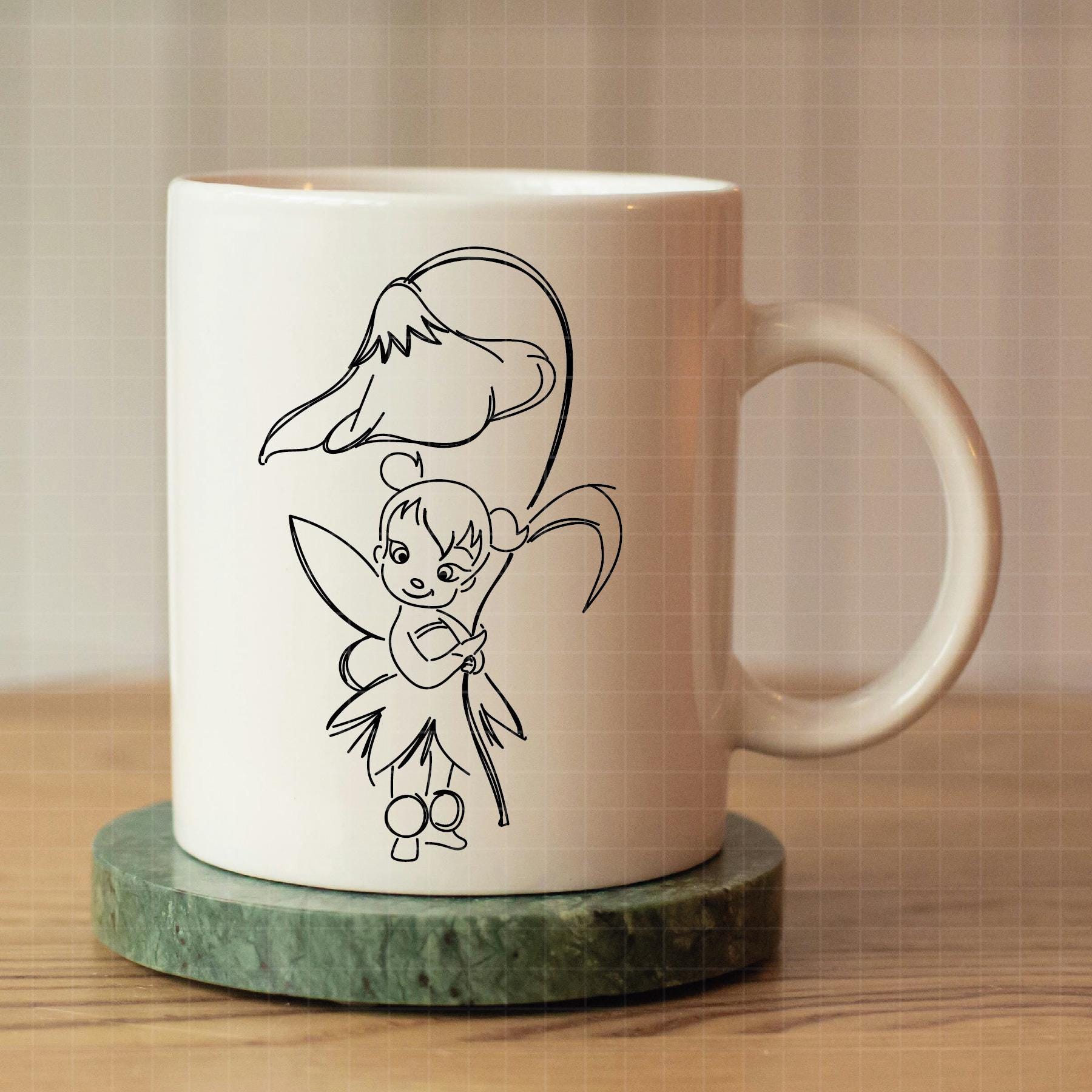 377 - Little Tinker Bell SVG, EPS, PNG - Tinker Bell Kawaii Clipart ...