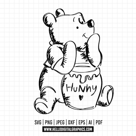 Winnie The Pooh Clipart Black And White Winnie The Pooh Clipart We