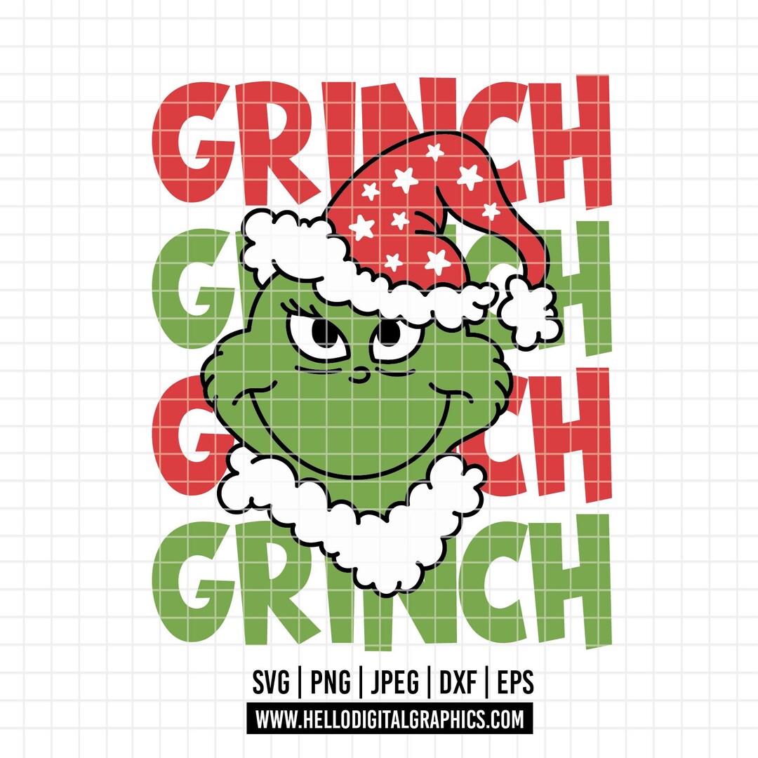 4309 - the Grinch Dtf Full Color Svg, Eps, Png, Jpeg, Dxf. the Grinch ...