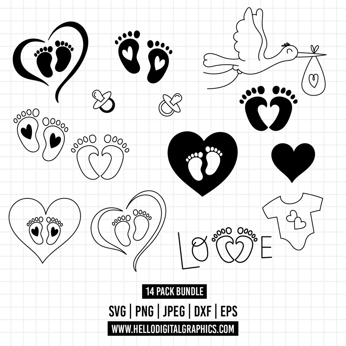 1284 -baby Svg/pregnant Woman Plotter File Svg Bundle/line Art Svg ...
