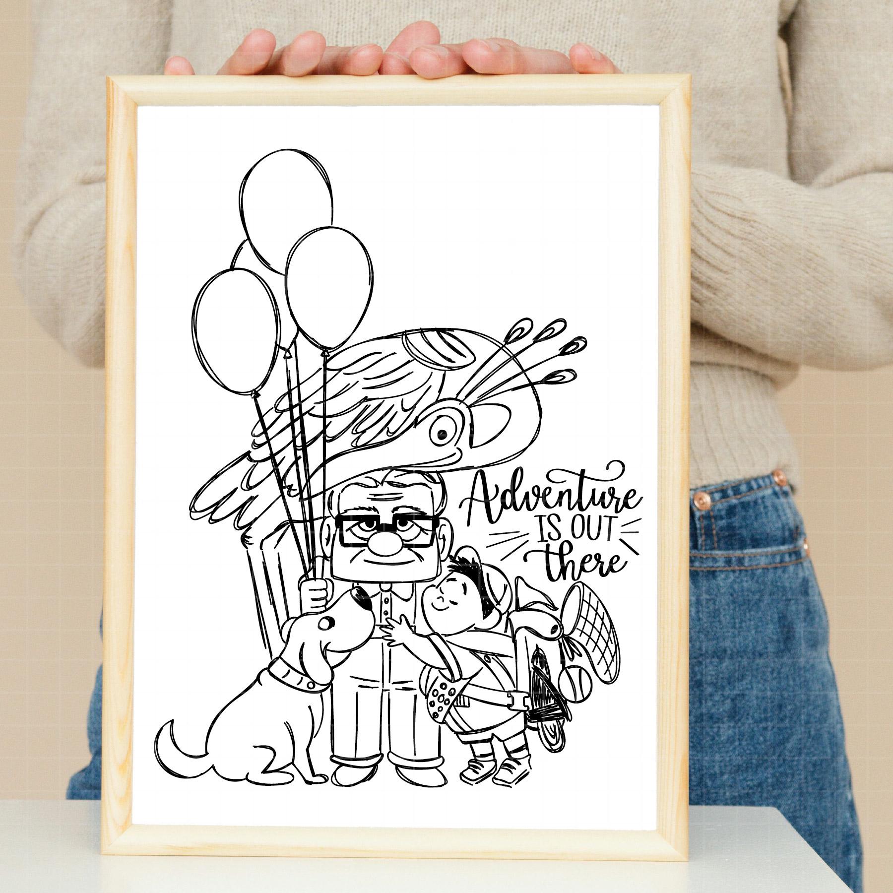 1722 - up Characters SVG, EPS, PNG - Carl, Dug, Russel, Kevin Clipart ...