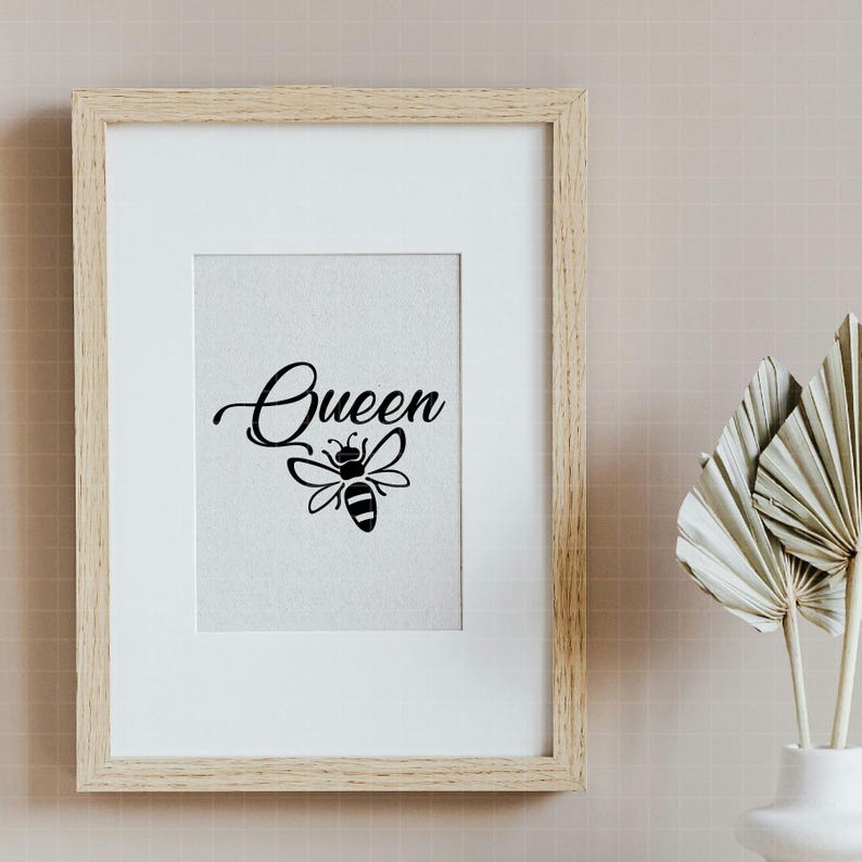 144 - Queen Bee SVG, EPS, PNG - Queen Bee Clipart Vector. - Etsy Canada