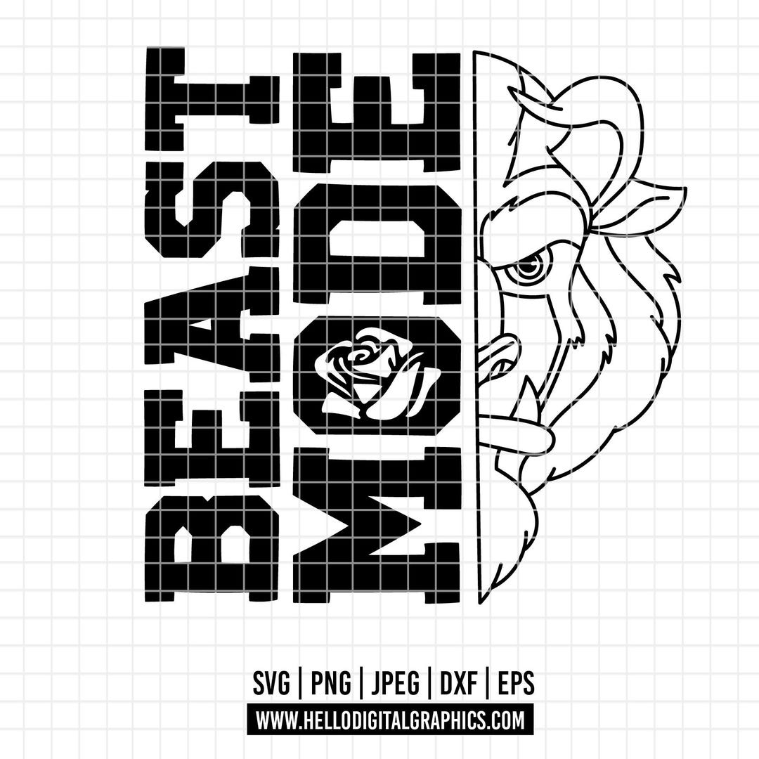 85 - Beast Mode SVG, EPS, PNG - Disneyy Beast Mode Clipart Vector ...