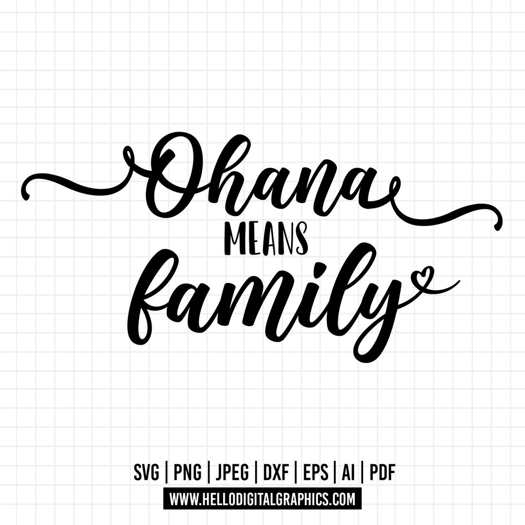 691 - Stitch Quote, Ohana Means Family SVG, PNG, EPS - Disneyy Lilo ...