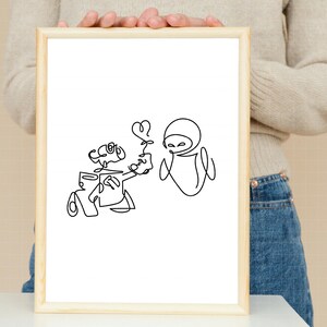 98 - Wall-e and Darling SVG, EPS, PNG - Wall-e and Darling Clipart ...