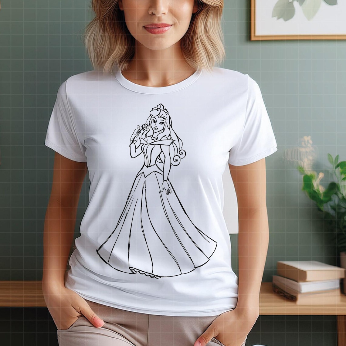 1687 - Disneyy Princess Aurora Sketch Pack Bundle SVG, EPS,PNG - Aurora ...