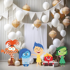 1534 Todos los nuevos personajes Clipart Inside Out 2 SVG, EPS, PNG ...