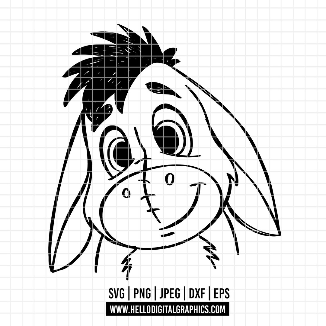 2580 - Eeyore of Winnie the Pooh in Iconic Scenes SVG, PNG, EPS ...