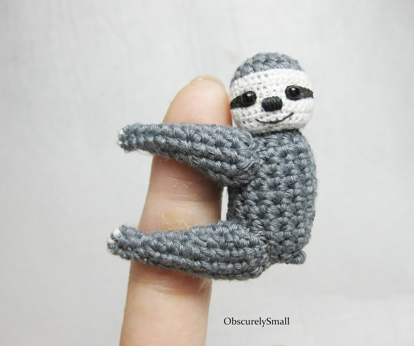 Miniature Crochet Sloth - Amigurumi Sloth - Made to Order - Etsy