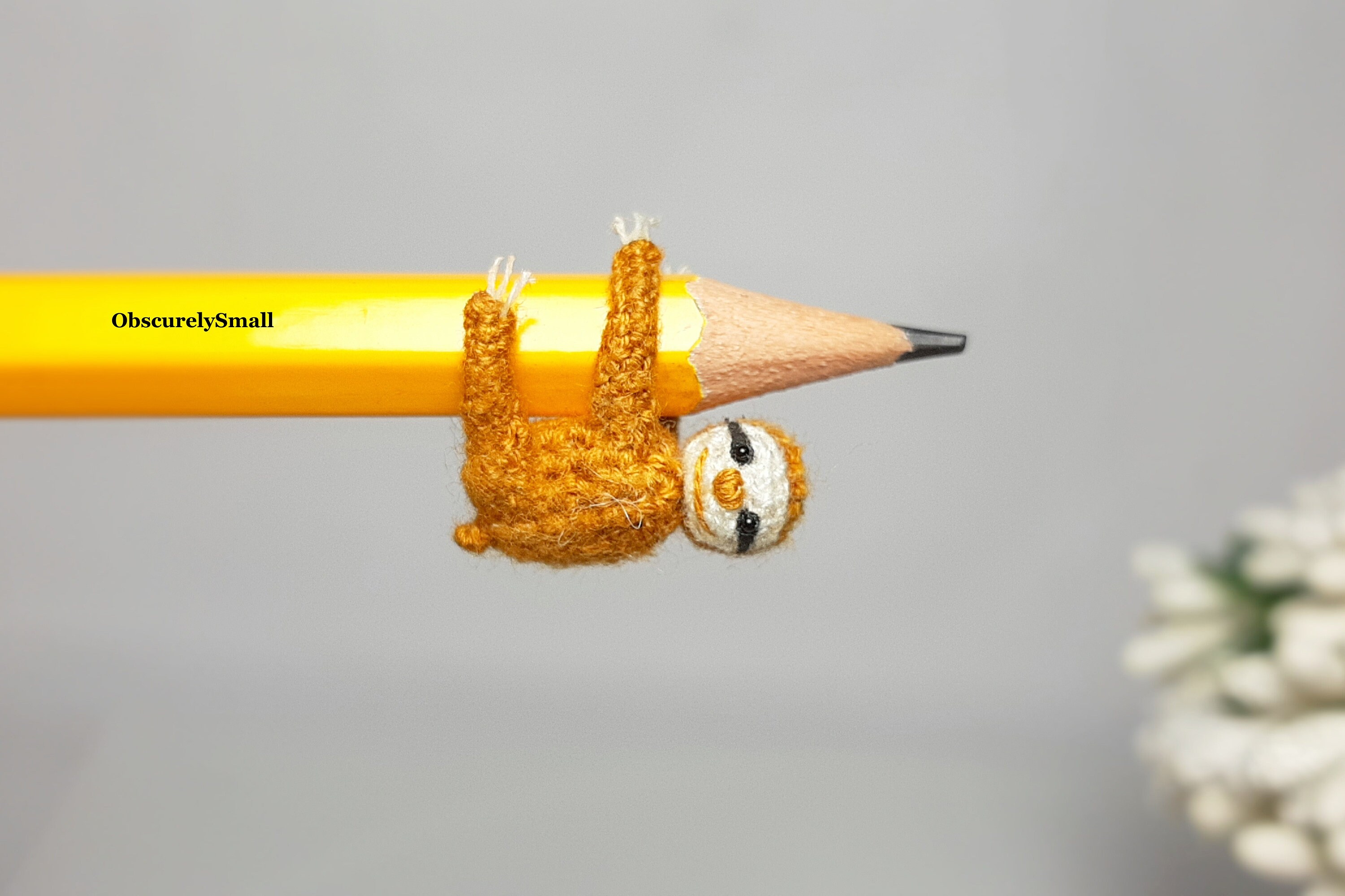 Miniature 0.7 Inch Crochet Sloth - Amigurumi Sloth - Made to Order - Etsy