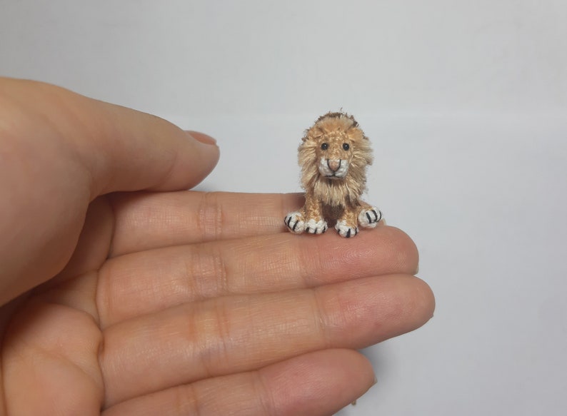 Tiny Crochet Lion Pattern - Amigurumi Pattern - PDF Files Instant ...