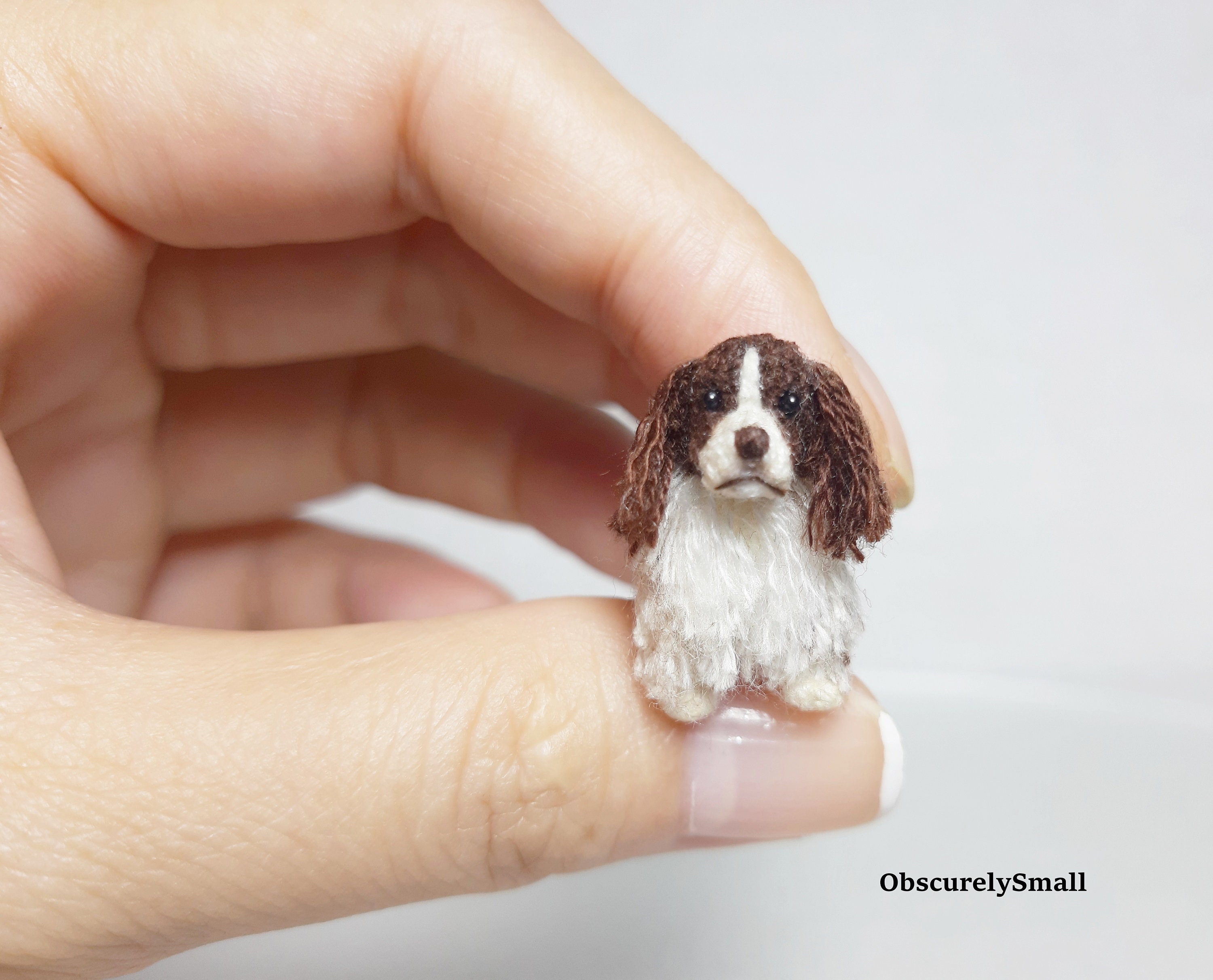 Mini Springer Spaniel Tiny Crochet Springer Spaniel | Etsy