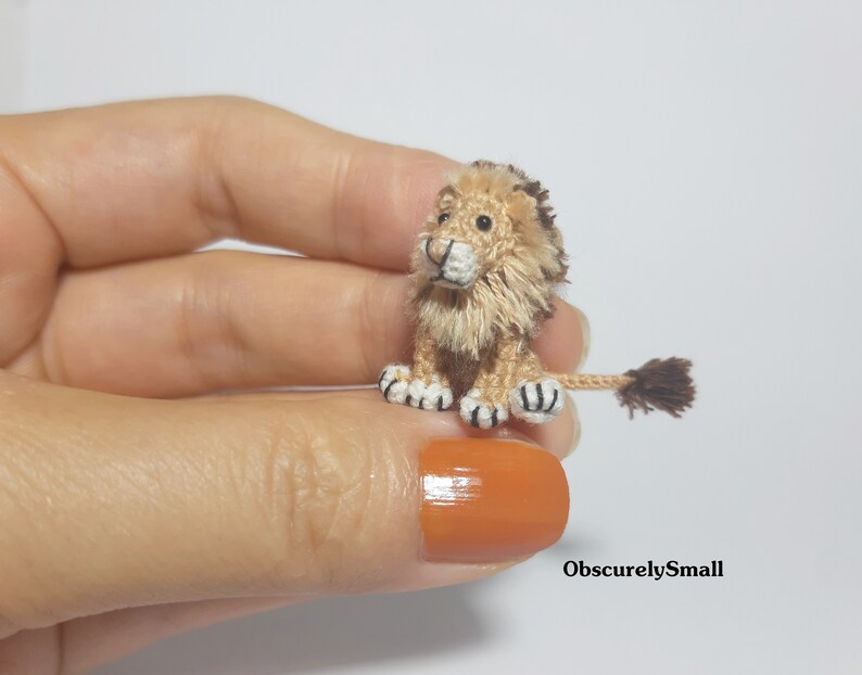 Tiny Crochet Lion Pattern - Amigurumi Pattern - PDF Files Instant ...