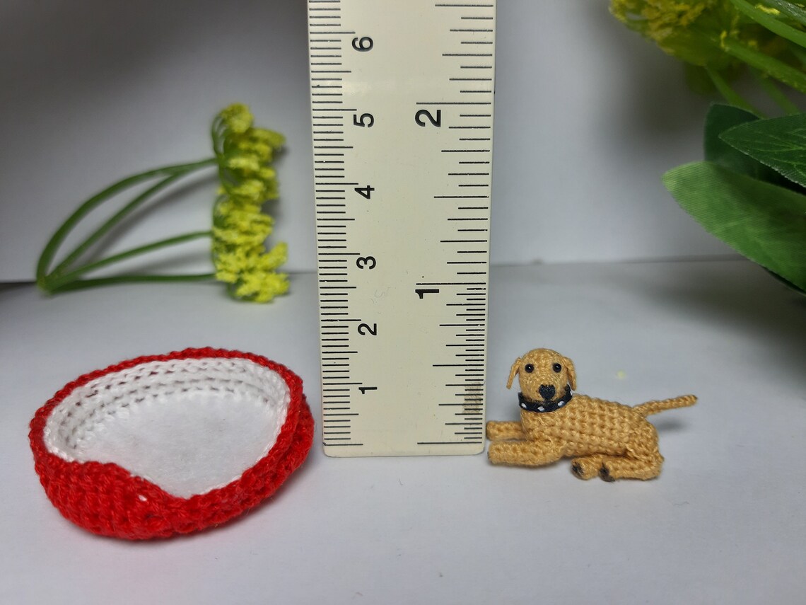 Tiny Labrador Crochet Miniature Labrador Tiny Amigurumi - Etsy