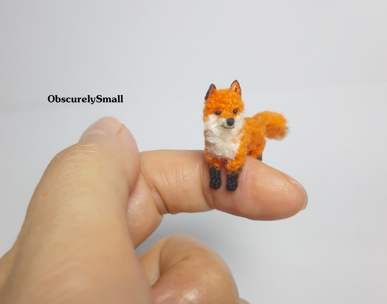 Tiny Crochet Fox Pattern Amigurumi Pattern PDF Files | Etsy