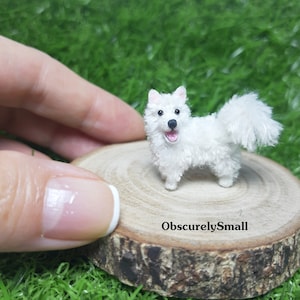 Miniature Samoyed - Micro Crochet Dog - Amigurumi Dog Stuff Animal ...