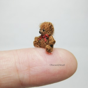 Extreme Micro Teddy Bear - Amigurumi Teddy Bear - Made to Order - Etsy