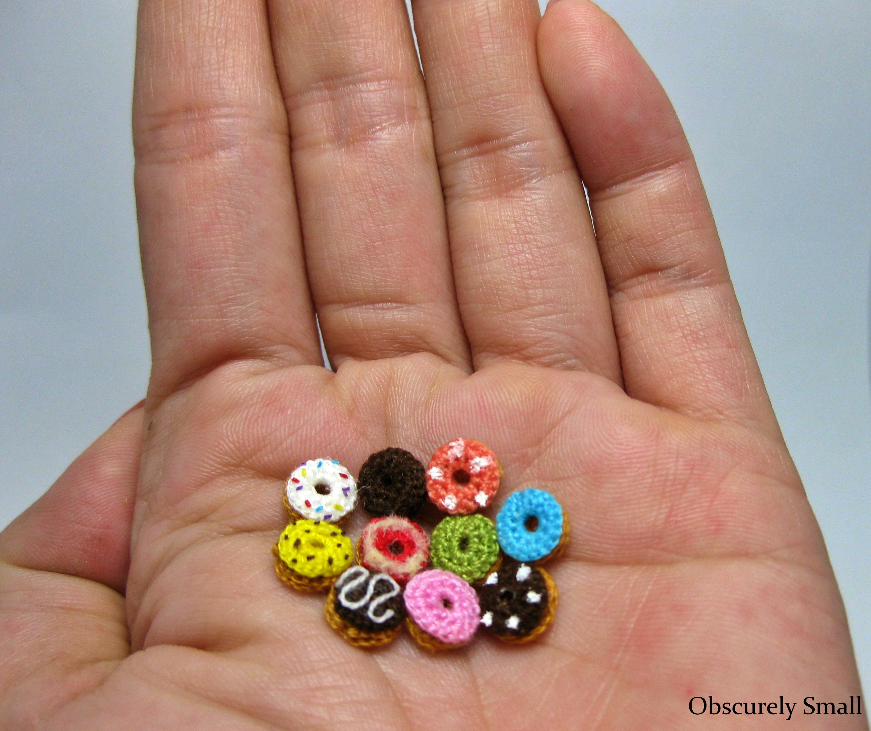 Tiny Crochet Donut - Amigurumi Donut - Made to Order - Etsy