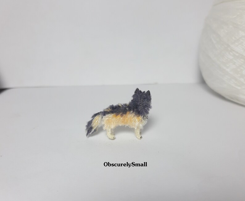 Miniature Crochet Wolf Tiny Amigurumi Dog Crochet Animals | Etsy