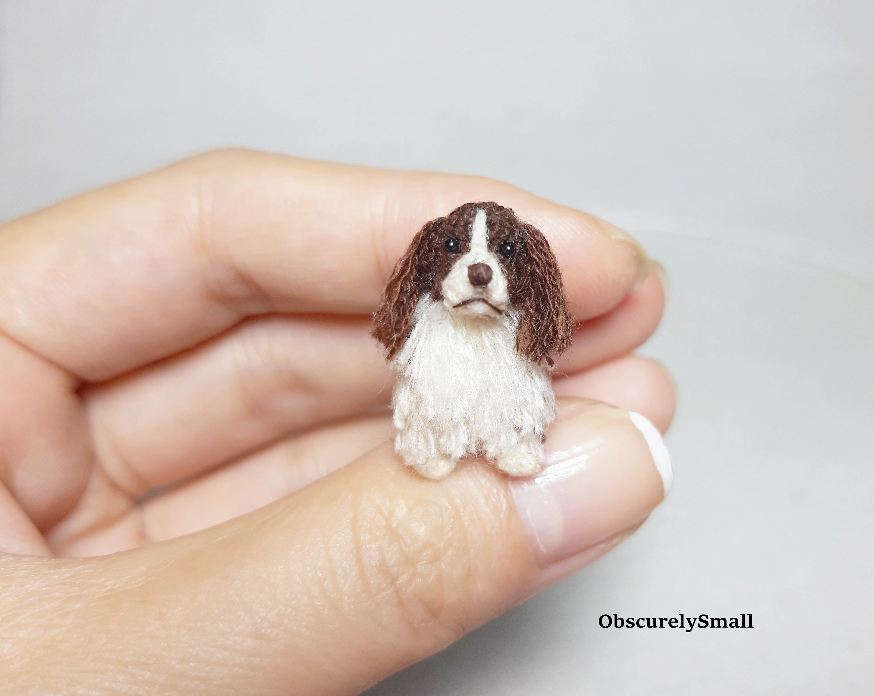 Mini Springer Spaniel Tiny Crochet Springer Spaniel | Etsy