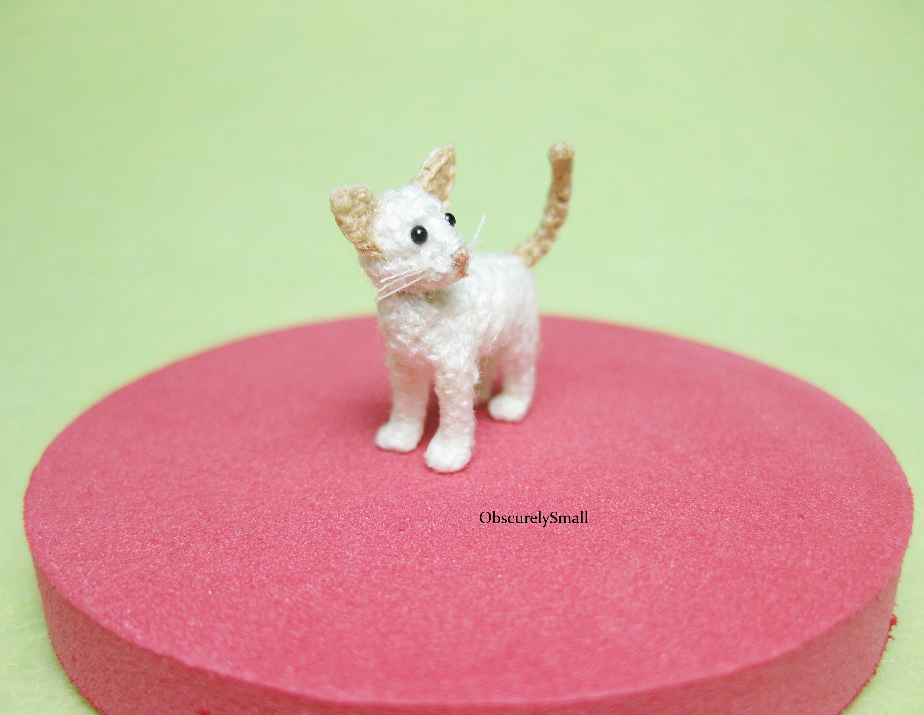 Miniature Crochet Apricot Point Siamese Cat Amigurumi Cat | Etsy