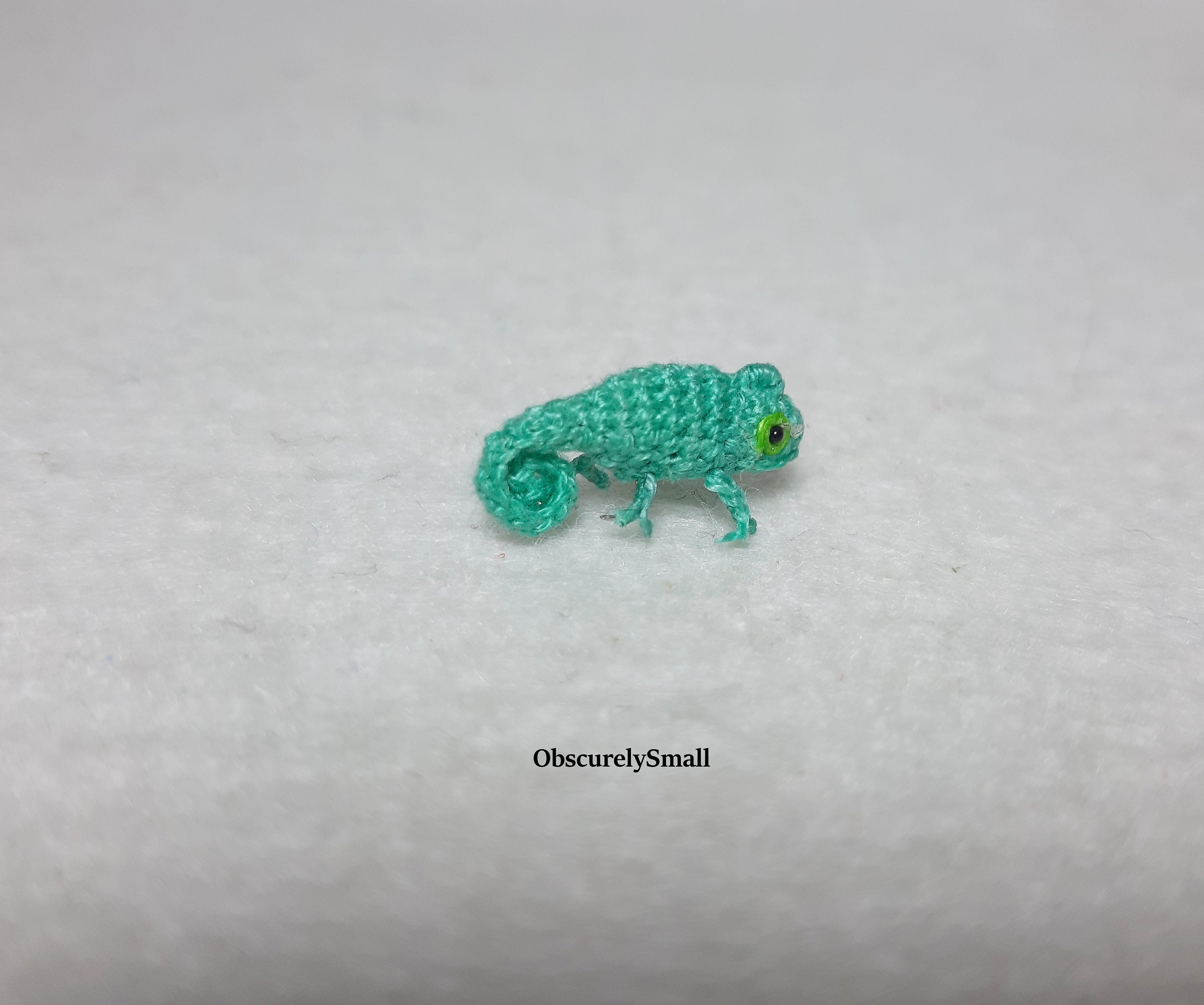 Tiny Crochet Chameleon Pattern - Amigurumi Crochet - PDF Files Instant ...