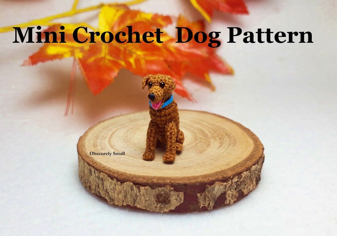 Mini Crochet Dog Pattern - Amigurumi Pattern PDF Files - Instant ...